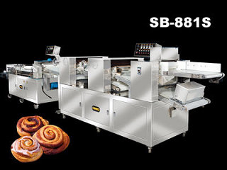 Automatic Cinnamon Roll Production Line | ANKO Food Processing ...